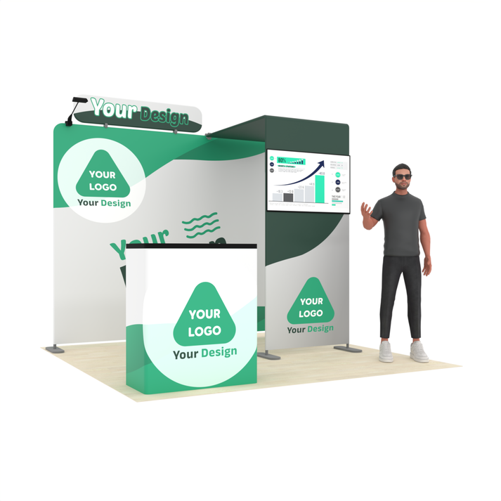 10ft TensionMax™ Bridge Booth – ExpoPrint