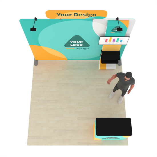 10ft Straight TensionMax™ Booth – ExpoPrint