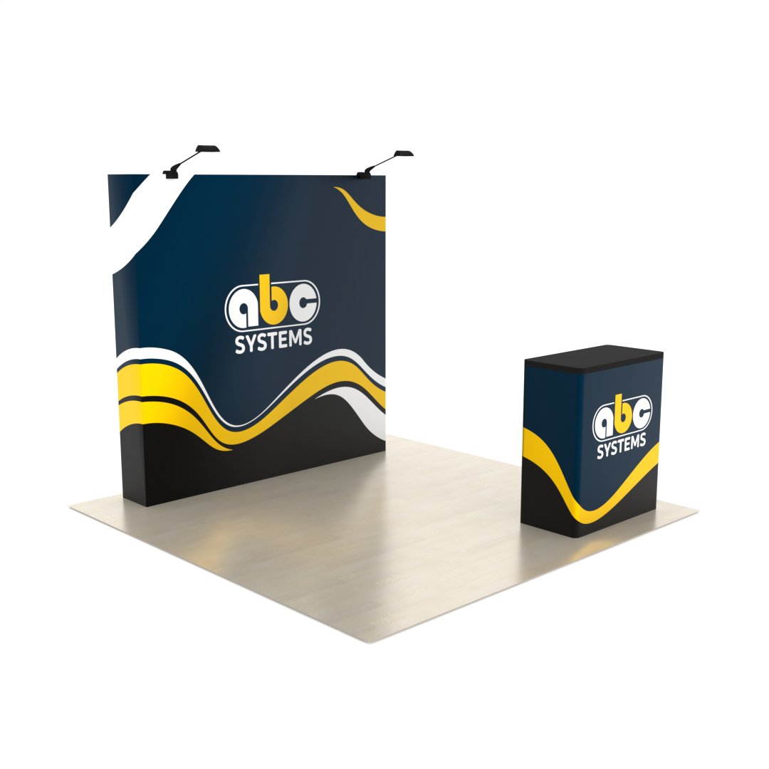 8ft Pop-Up Straight Booth – ExpoPrint