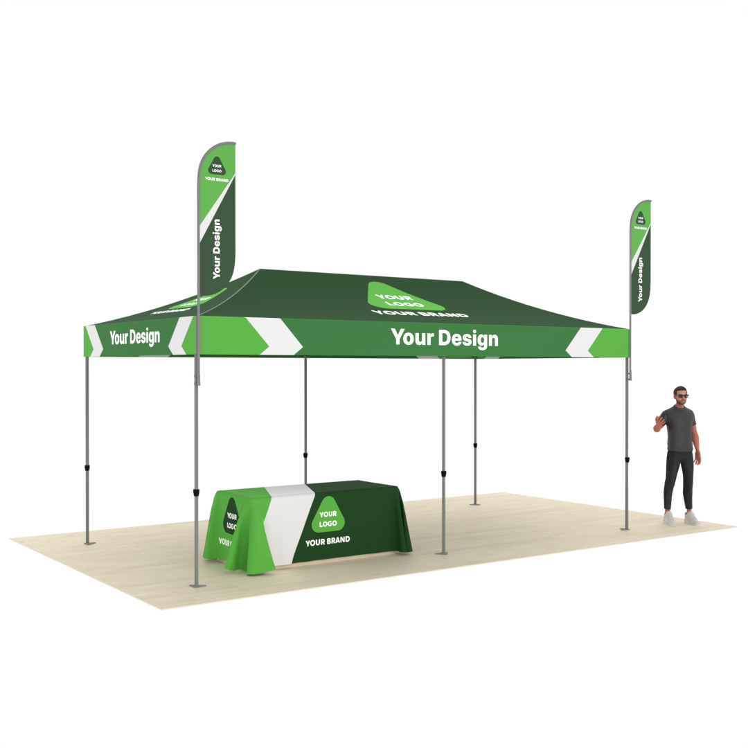 20' x 10' Custom Printed Canopy Tents – ExpoPrint