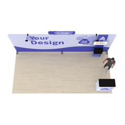 20ft Straight TensionMax™ Booth – ExpoPrint