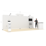 20ft Straight TensionMax™ Booth – ExpoPrint